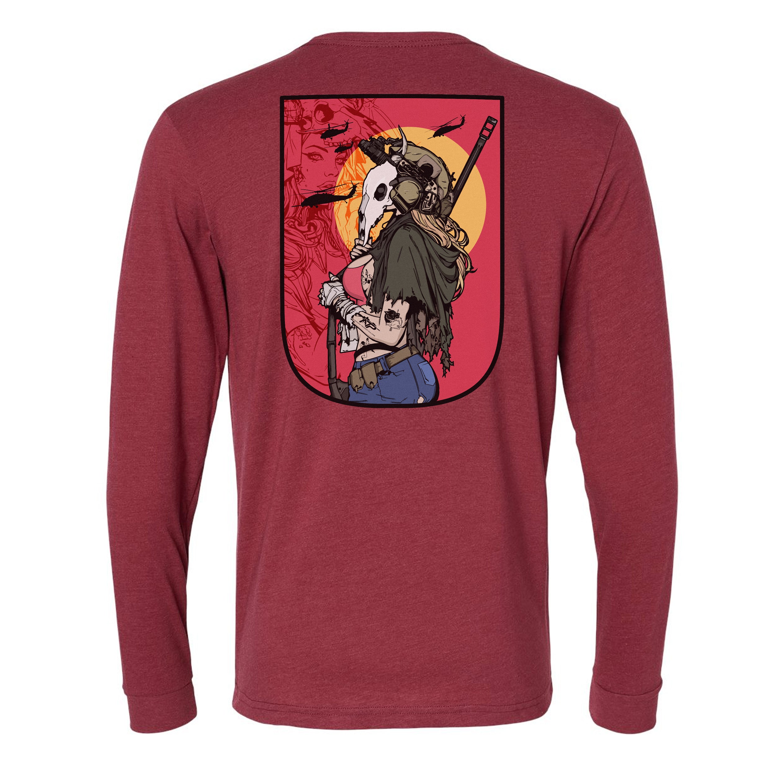 Skull Chick Long Sleeve – American Trigger Pullers