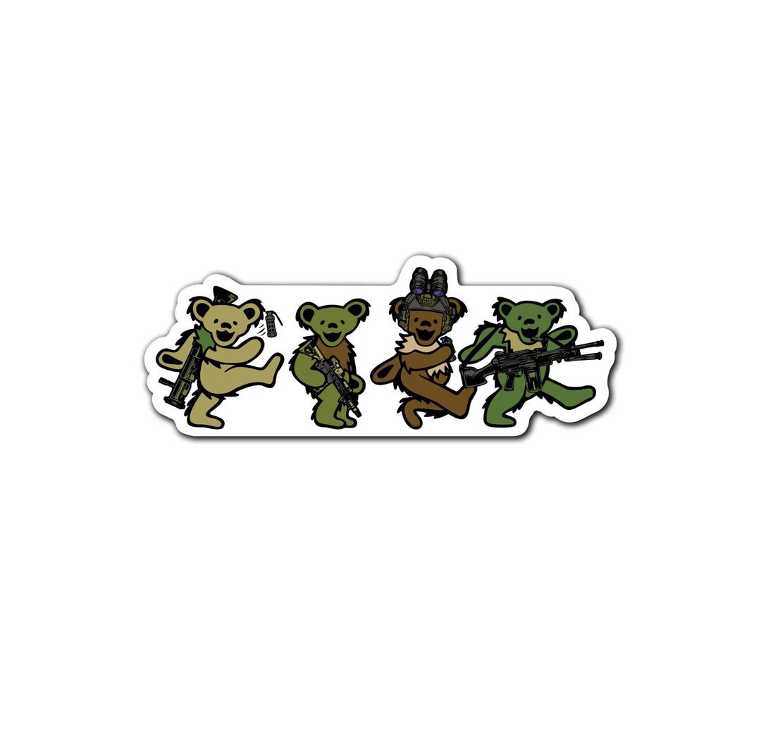CQB Stacked Bears Sticker – American Trigger Pullers