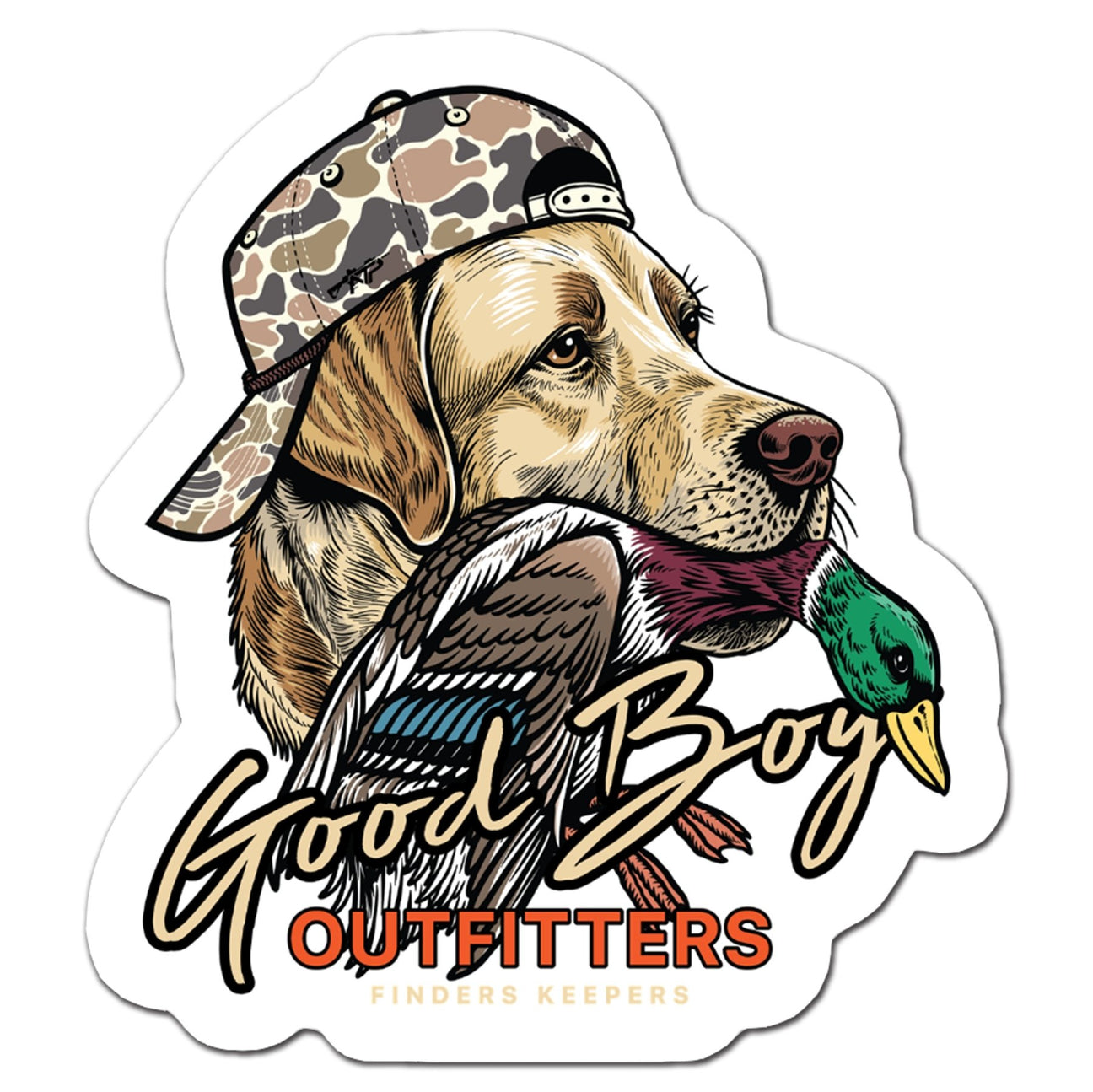 Good Boy Lab Sticker – American Trigger Pullers