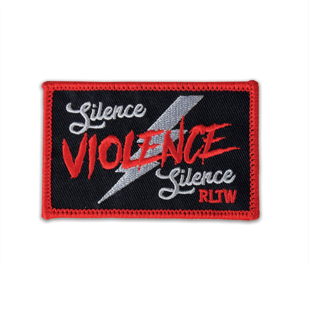 Silence Violence Silence Embroidered Patch – American Trigger Pullers